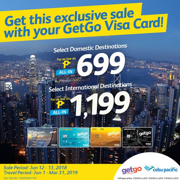 Get this Exclusive Sale with your GetGo Visa Card – Flights are for as ...