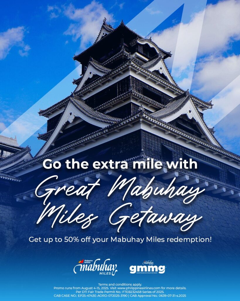 Philippine Airlines – The Great Mabuhay Miles Getaway – Seat Sale PH